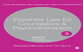 Essential Law for Counsellors and Psychotherapists Ebook by Barbara ...