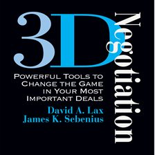 3-D Negotiation Audiobook by David Lax - hoopla